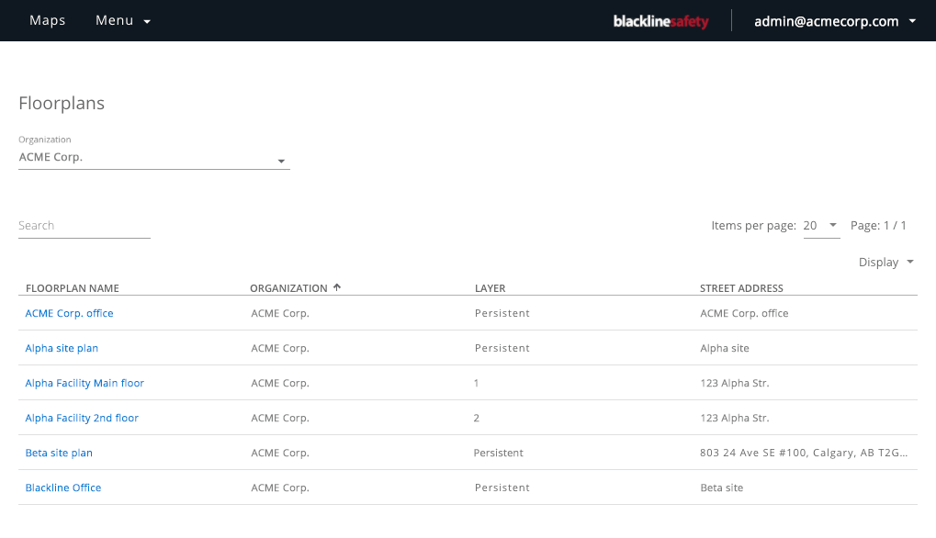 Introducing the New Floorplans List page