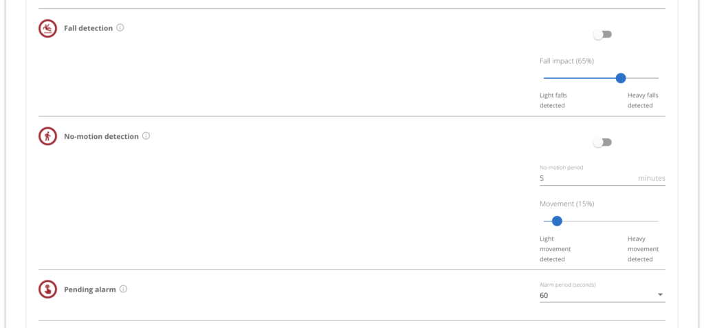 New G7 configuration profile default settings