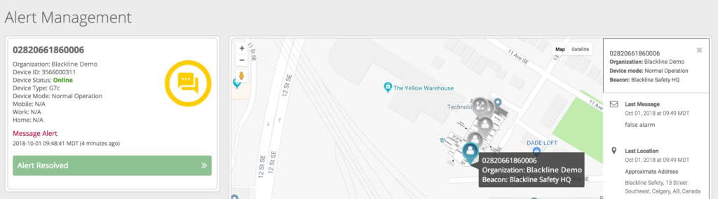 Floorplans in Alert Management