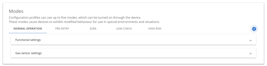 Introducing configuration modes