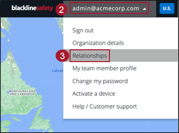 Creating a Distributor Relationship in Blackline Live