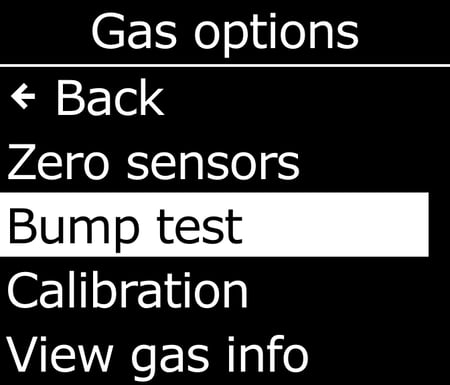Manually bump testing G7 with multiple gas cylinders