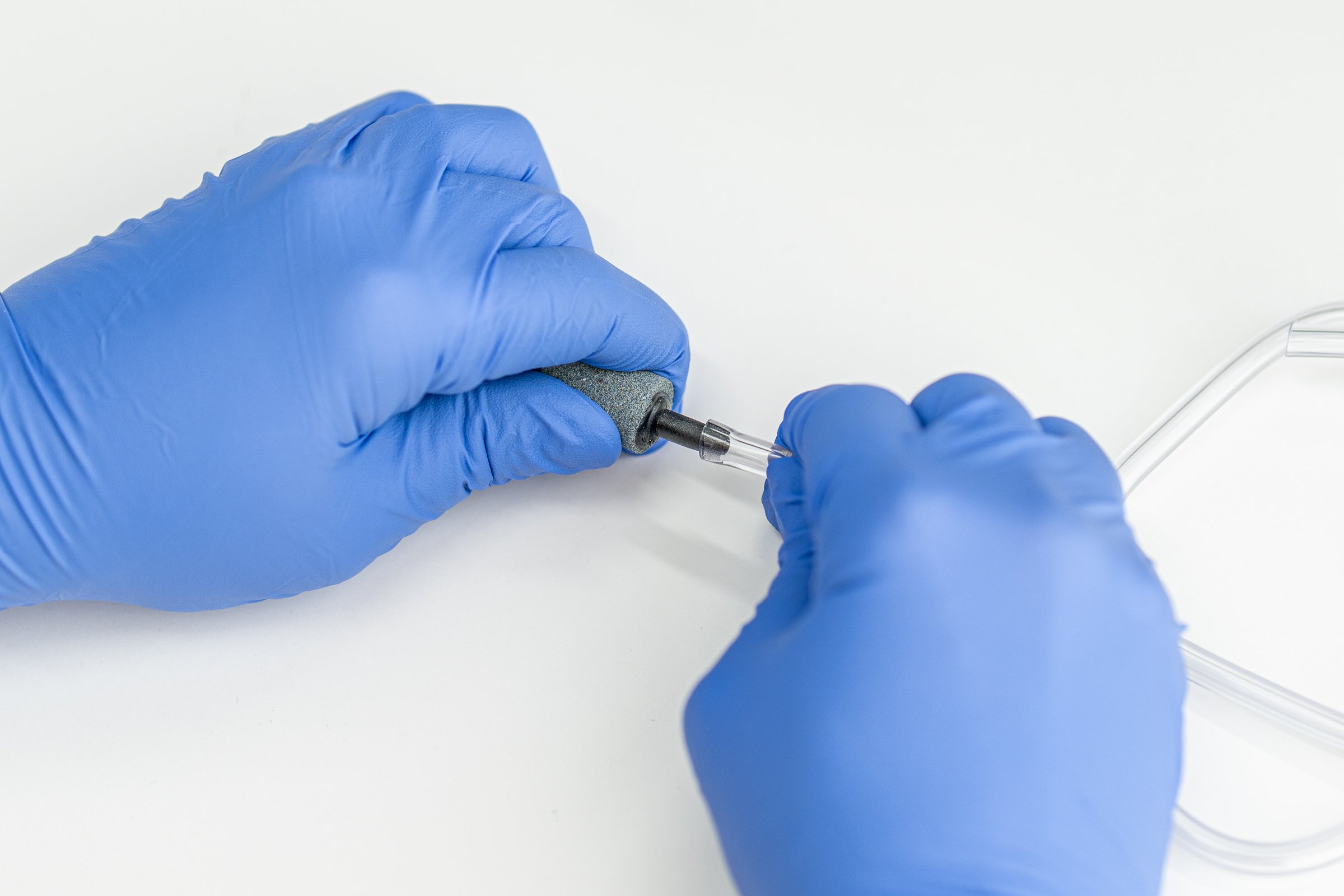 Using the G7 Pump Stone Particulate Filter